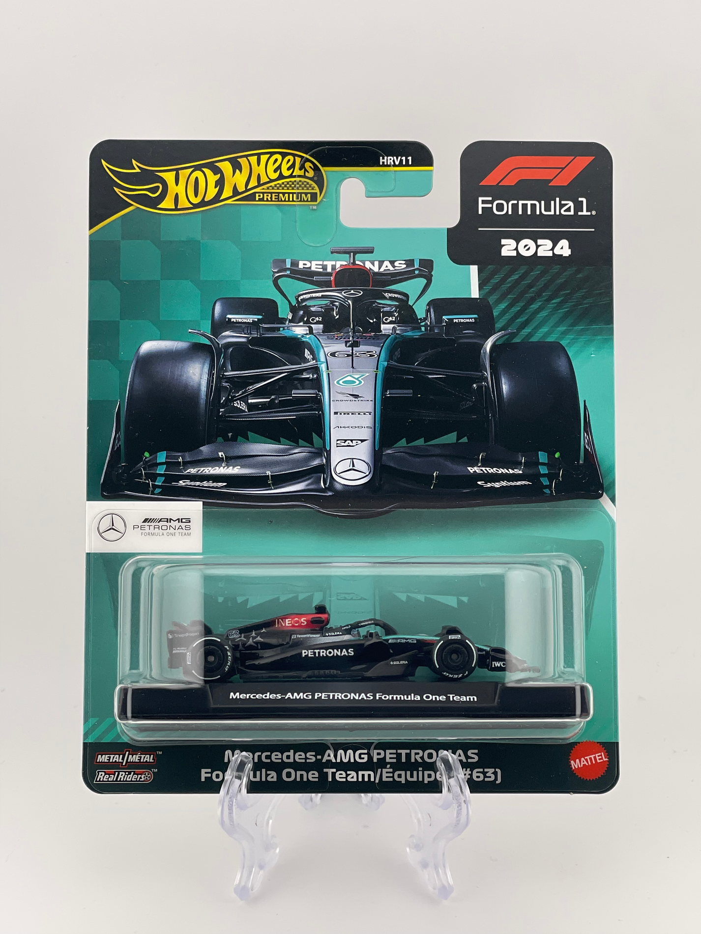 Hot Wheels Premium Formula 1 2024 Mercedes-AMG Petronas Formula One Te ...
