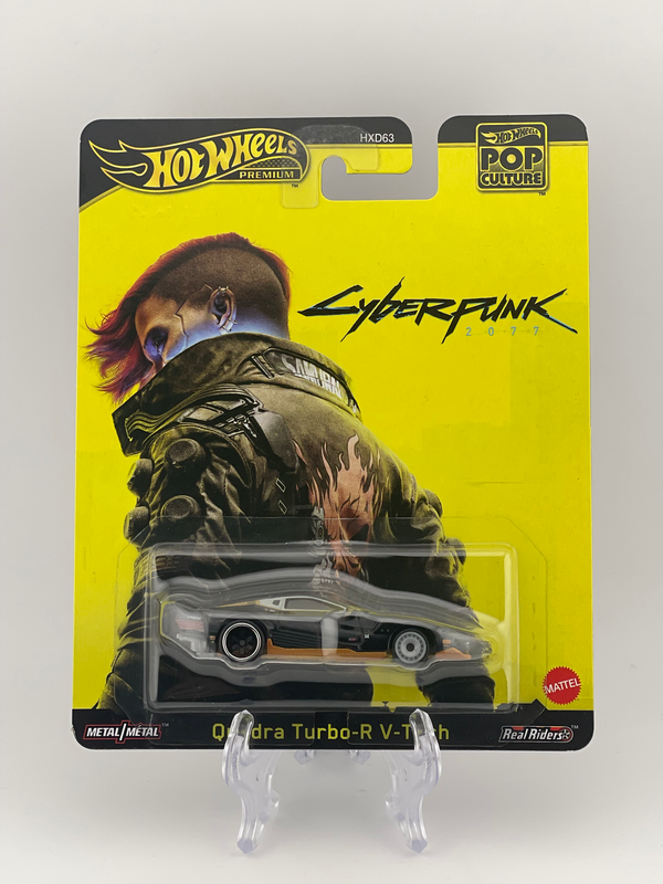 Hot Wheels Premium Pop Culture CyberPunk Quadra Turbo-R V-Tech ...