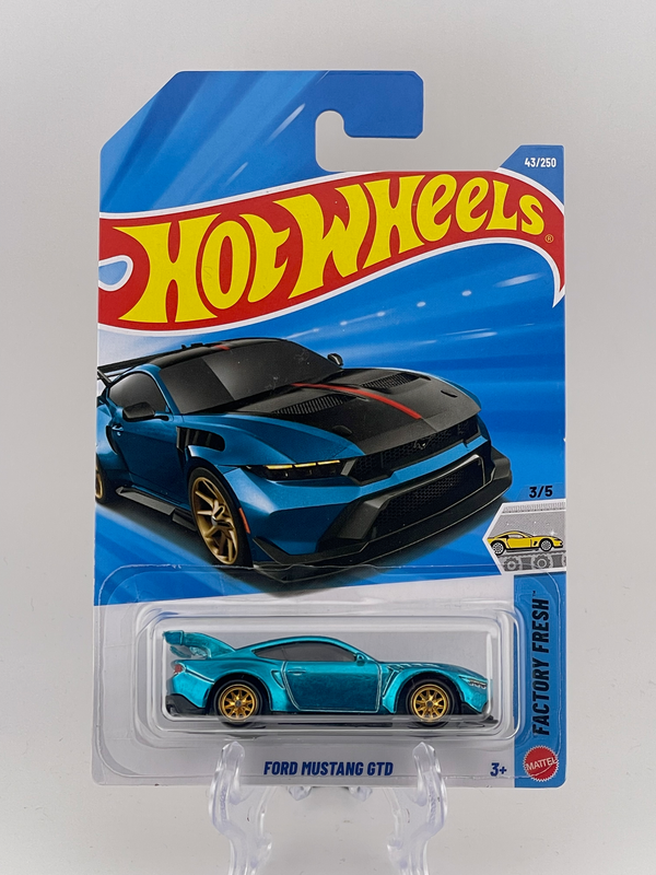 Hot Wheels Mainline Super Treasure Hunt *STH* Ford Mustang GTD Factory ...